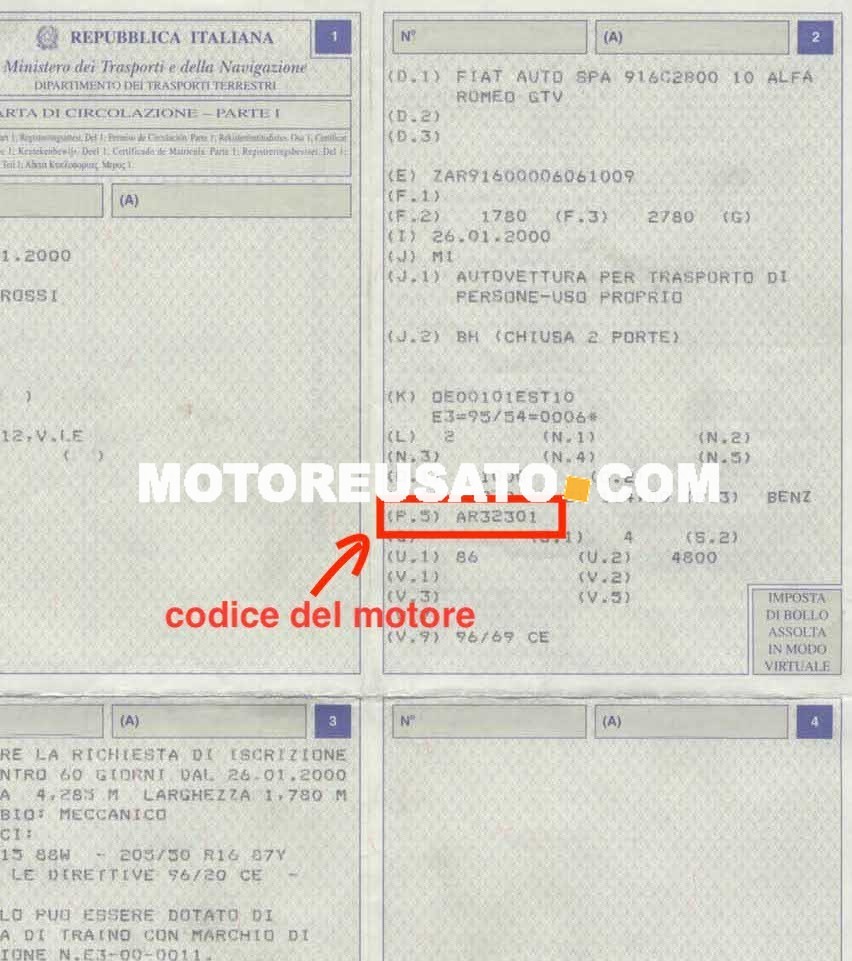 Tipo di motore? | MOTOREUSATO.COM